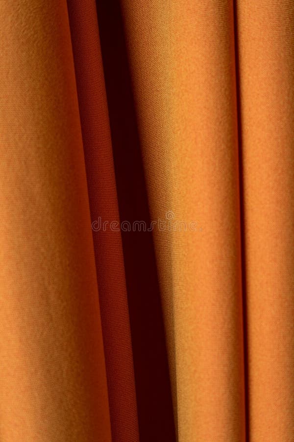 Background of Pale Red Fabric with Vertical Folds Stock Image - Image ...