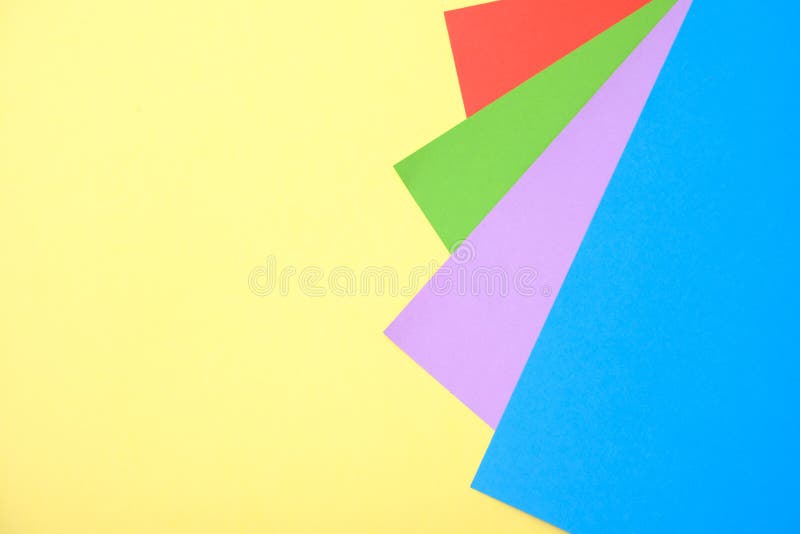 Background of Paper of Different Colors Stock Image - Image of pattern ...
