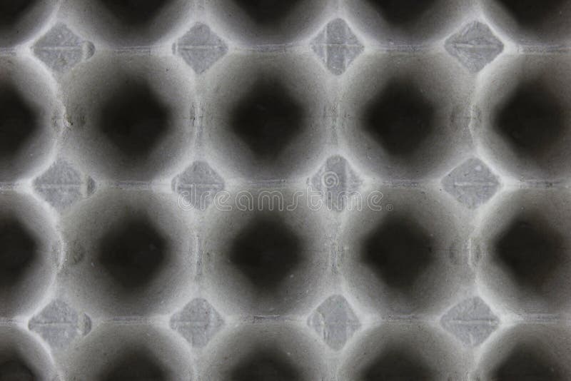 The Background of the Paper Egg Carton Set on a White Backdrop. Stock ...