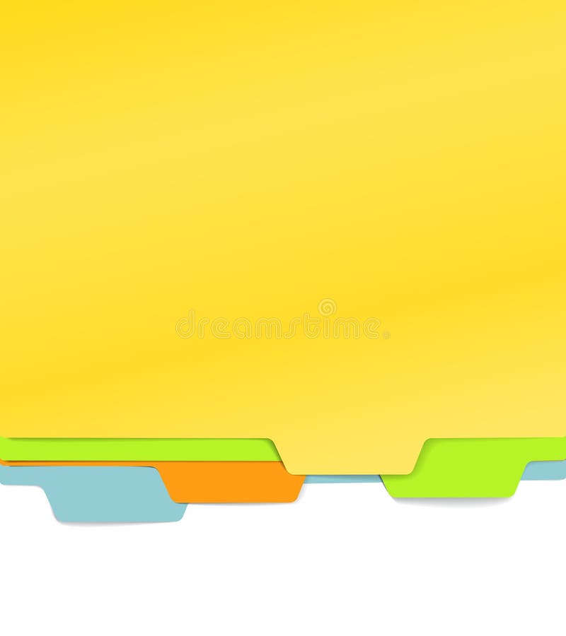Background of Paper Folders Stock Vector - Illustration of ...