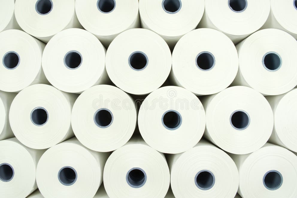 Background from Paper Rolls Stock Photo - Image of business, group ...