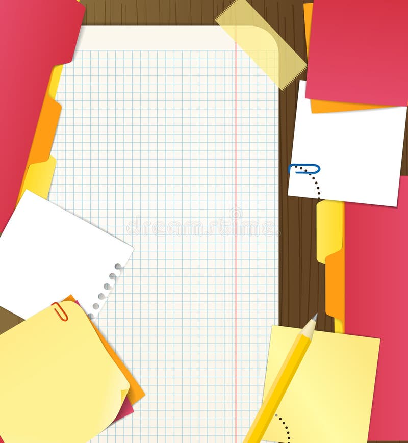 Background of paper sheets stock vector. Illustration of copy - 23507214