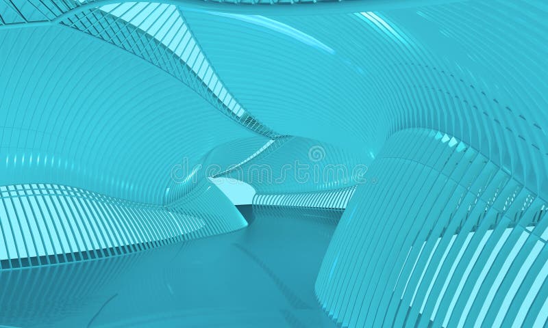Parametric Architectural Curved Corridor Stock Illustrations – 3 ...