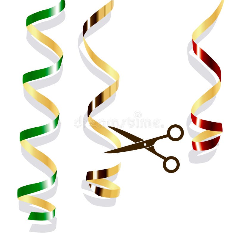 Background with Party Streamers Stock Vector - Illustration of object ...