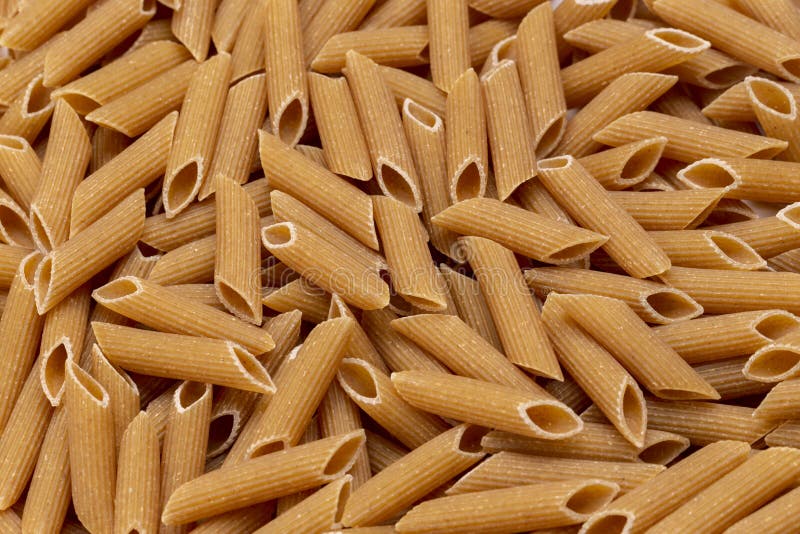 Background from Pasta. Penne, Penne Rigate Stock Image - Image of ...