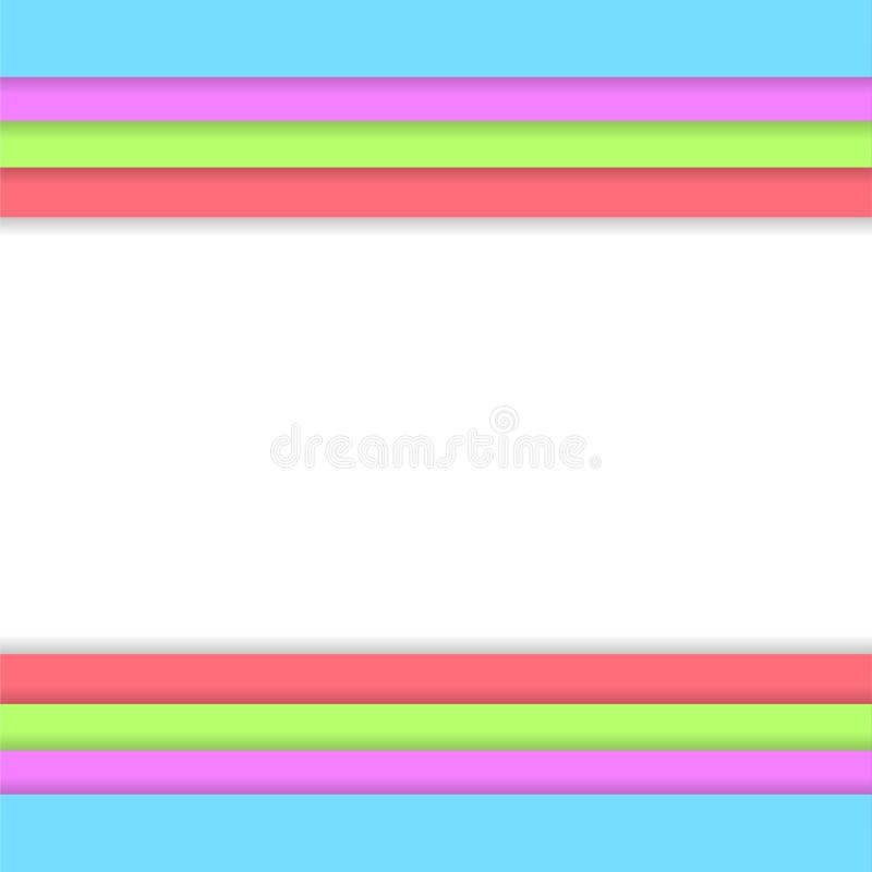 Pastel Background with Rectangle Frame and Overlap Layers. Abstract ...