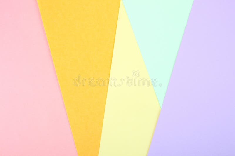 Pastel colored paper stock image. Image of color, yellow - 110361461