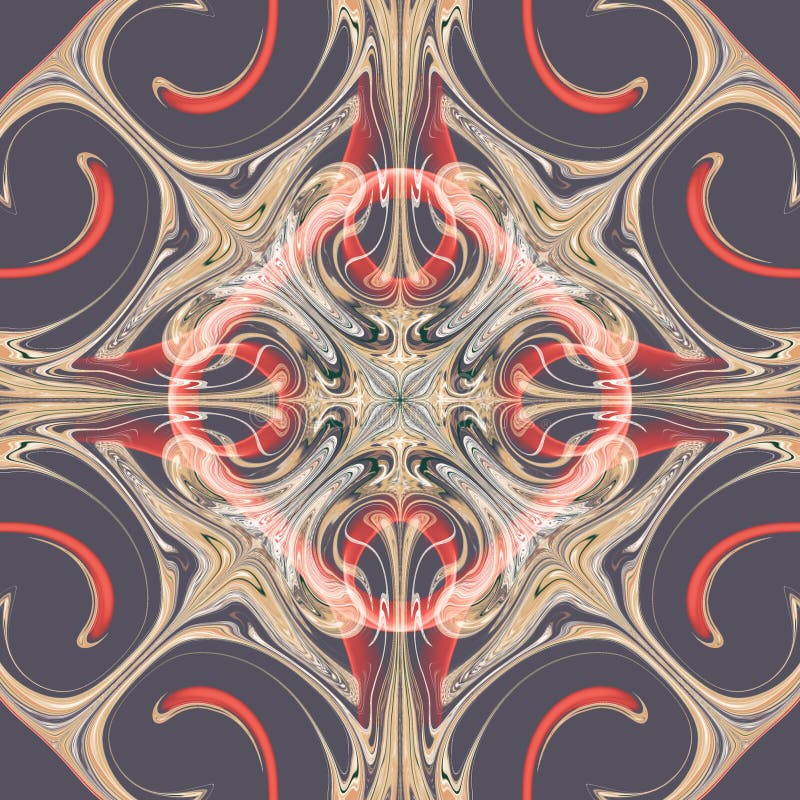 Background Pattern. Abstract Radial Pattern in Square Shape, on Gray ...