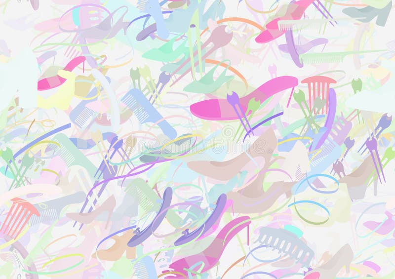 Design Pattern. Mixture of Topics, Abstract Art Stock Vector ...