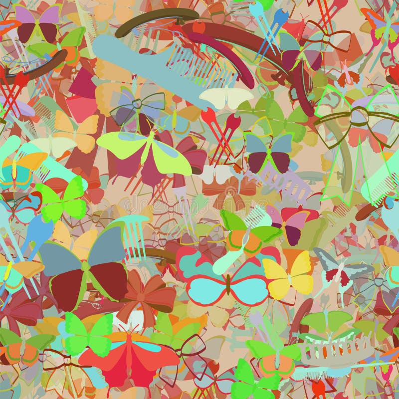 Design Pattern. Mixture of Topics, Abstract Art Stock Vector ...