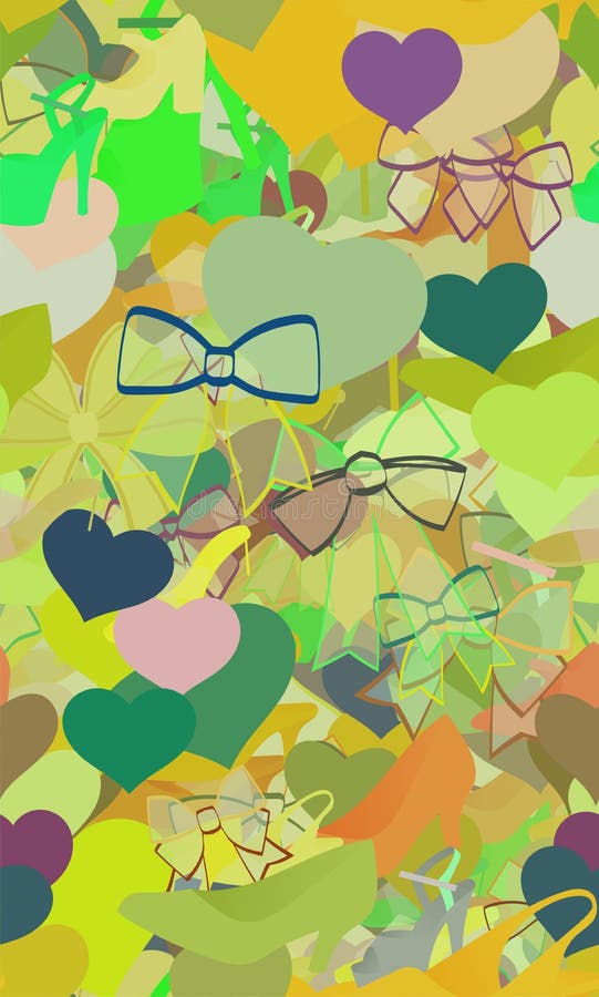 Design Pattern. Mixture of Topics, Abstract Art Stock Vector ...