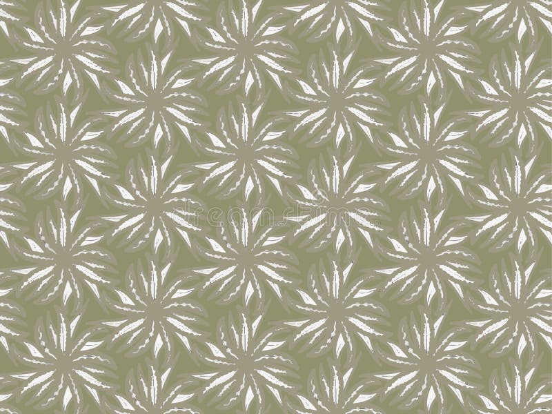 Background, Pattern of Aloe Vera. Raster Lace Pattern Stock ...