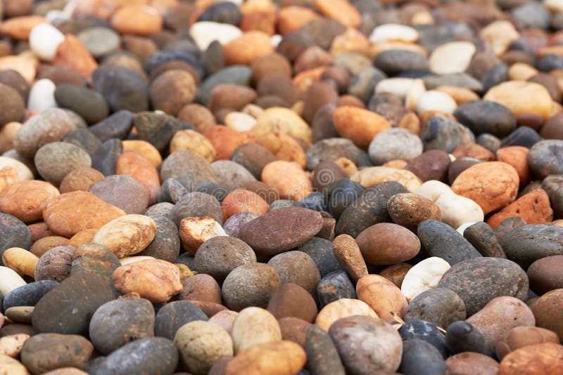 Background Pattern of Beautiful Color Stones Stock Image - Image of ...