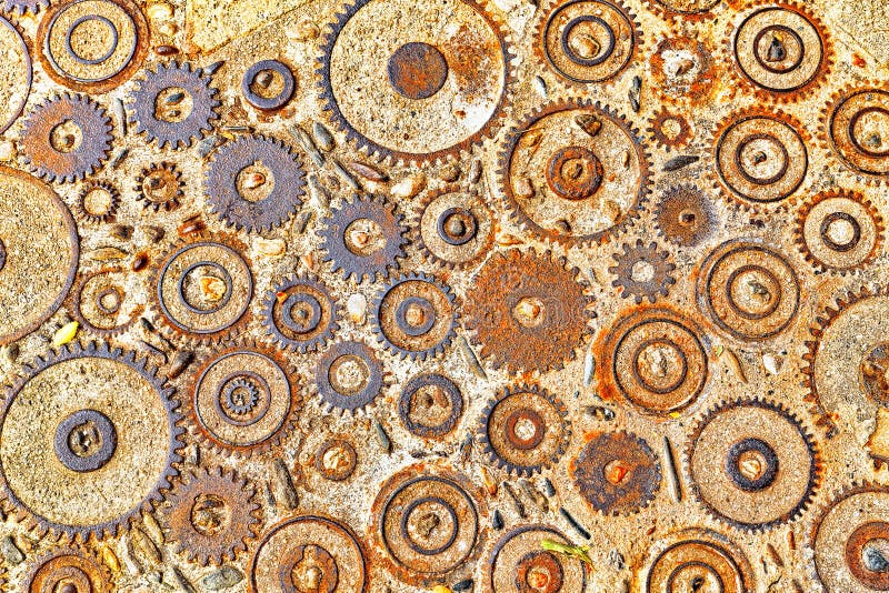 Background Pattern with Cogs and Gears. Stock Image - Image of cogs ...