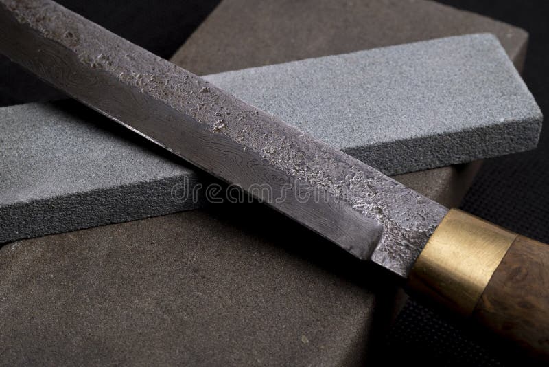 Background with a Pattern of Damascus Steel. Macro Shot of Damascus ...