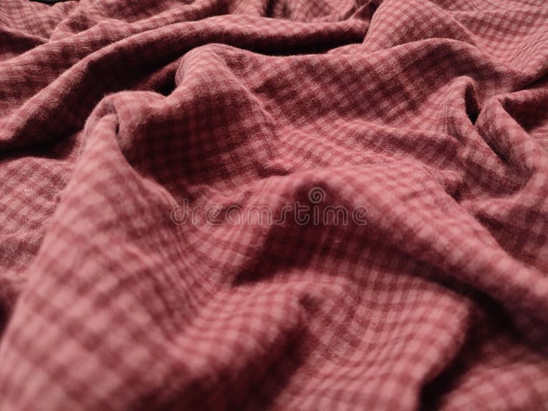 The Background and Pattern of the Fabric is a Seamless Alternating Red ...