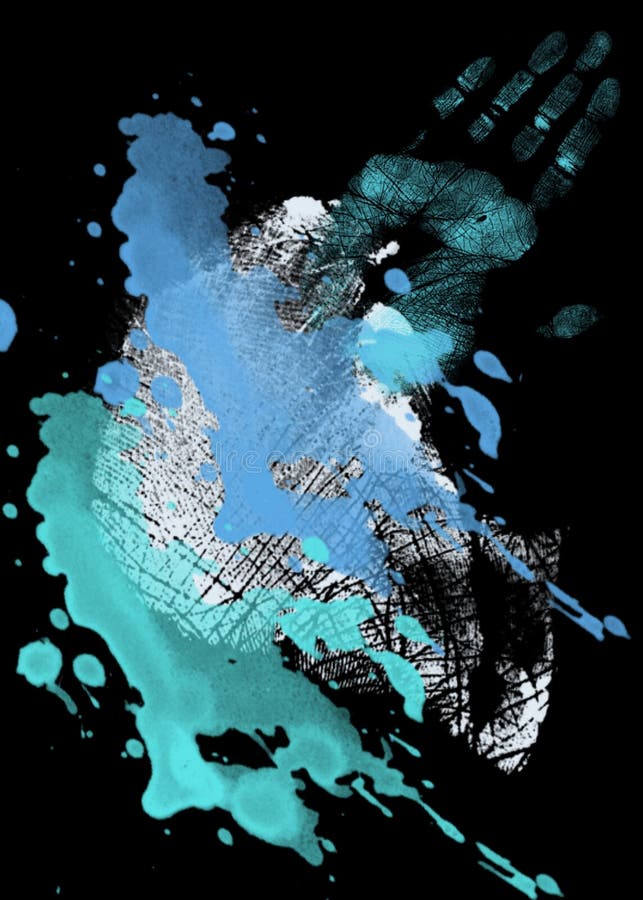 Background -a Pattern of Hand and Finger Prints for Your Designs and ...