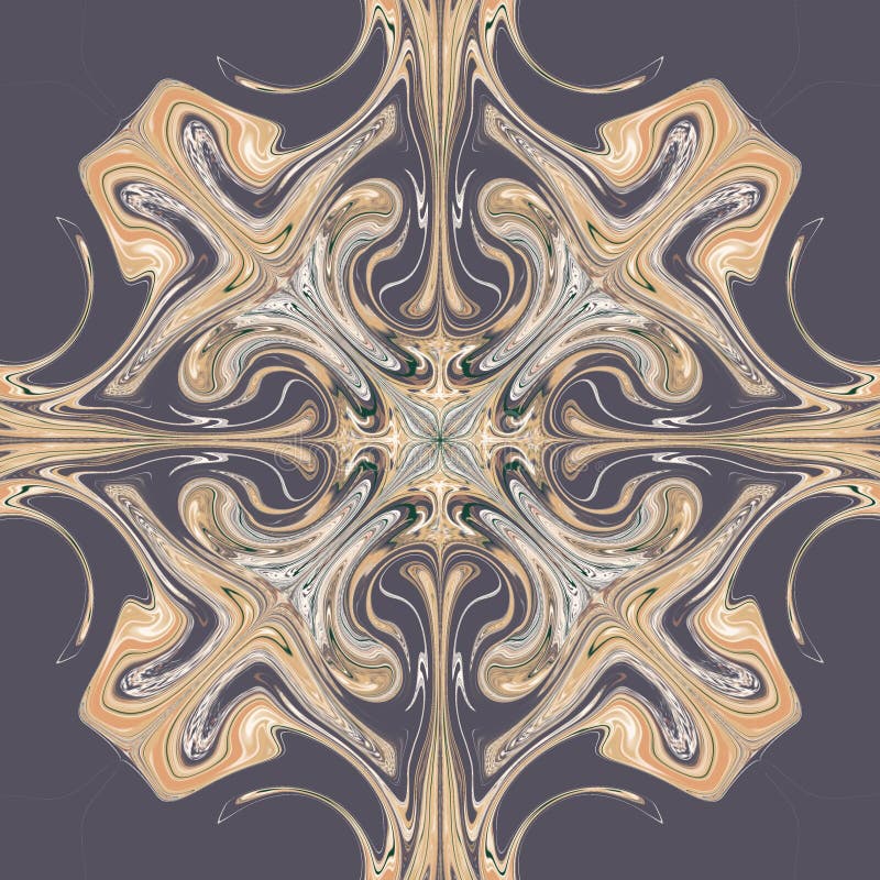 Background Pattern. Abstract Radial Pattern in Square Shape, Golden ...