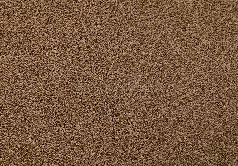 Texture Background of the Brown Plastic Doormat Stock Photo - Image of ...