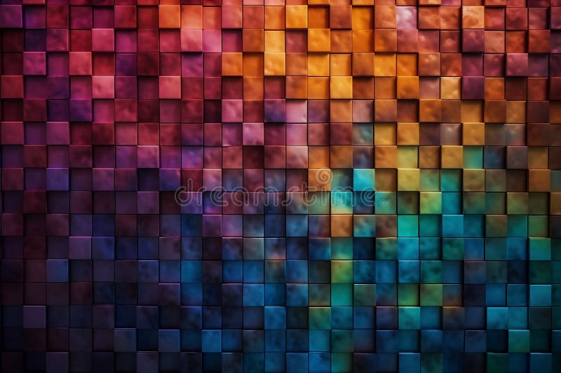 Background Pattern Made Up of Alternating Squares in Diferent Colors ...