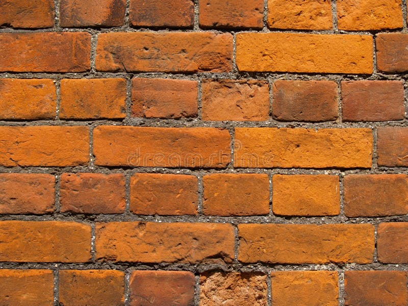 Background Pattern, Orange Brick. Stock Photo - Image of photograph ...