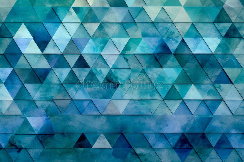 Background with a Pattern of Overlapping Triangles in Shades of Blue ...