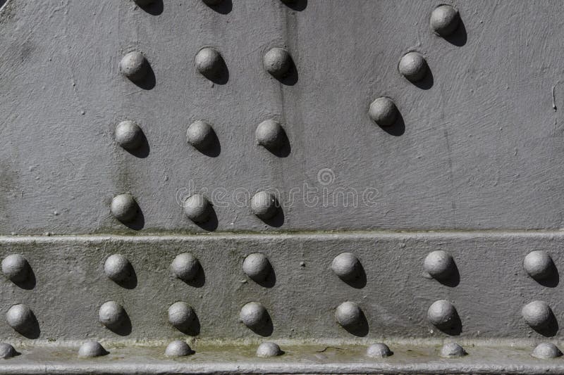 Pattern of Metal Rivets on Crane Stock Image - Image of detail, crane ...