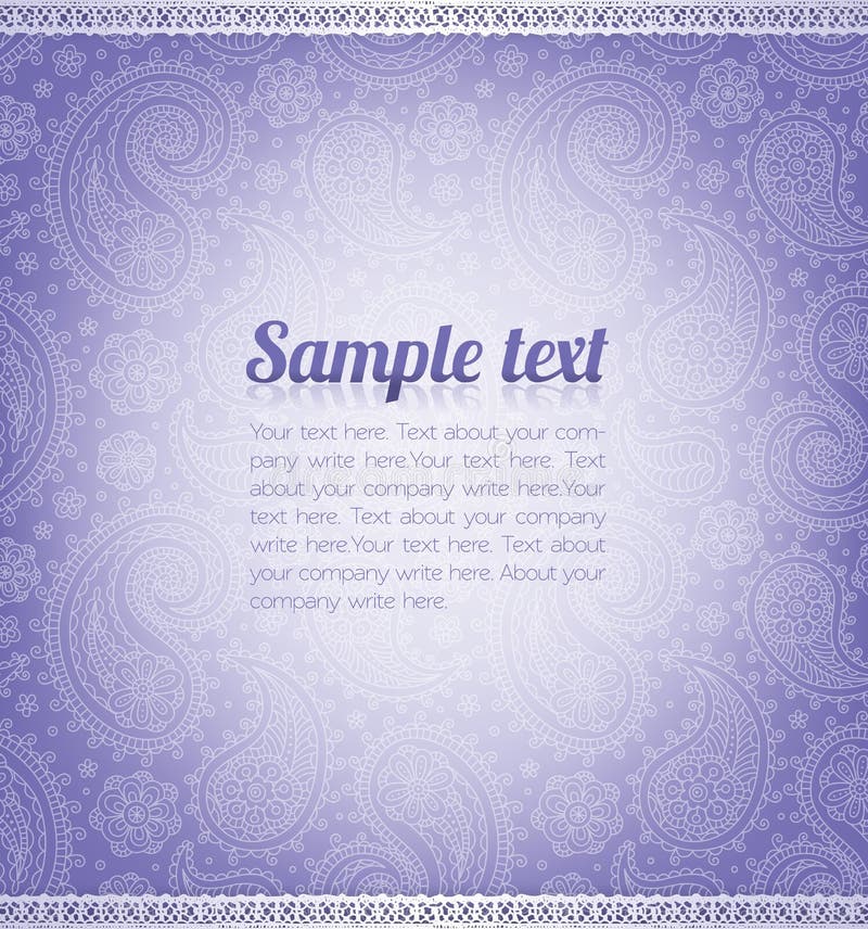 Background Pattern with Sample Text Stock Vector - Illustration of ...