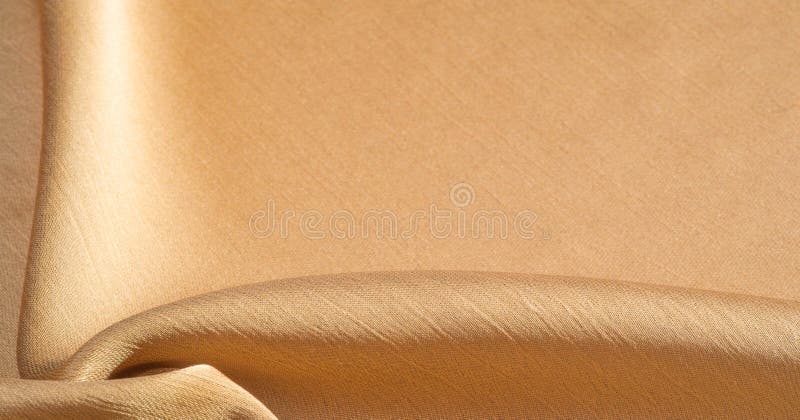 Background, Pattern, Texture, Beige Golden Silk Fabric it Has a Smooth ...