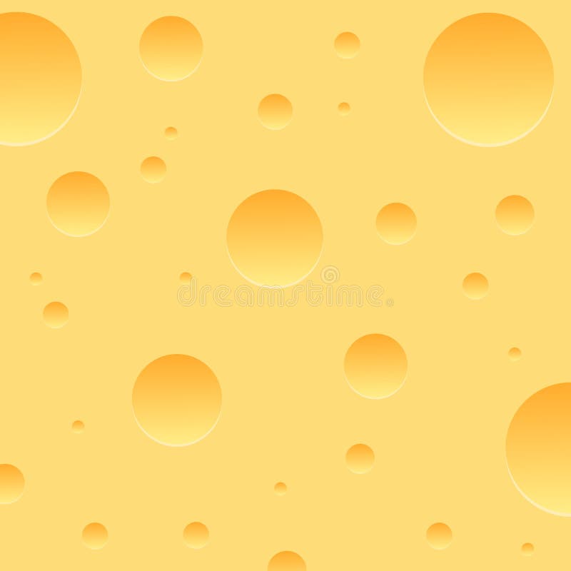 Seamless Vector Background Texture of Cheese. Cheese Pattern Stock ...