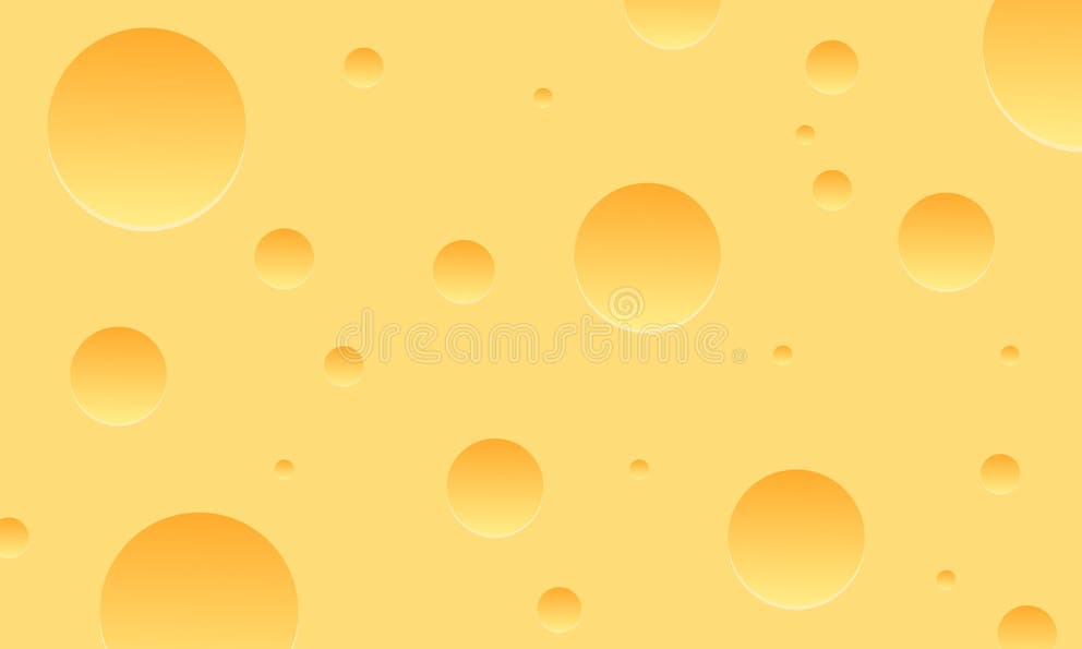 Seamless Vector Background Texture of Cheese. Cheese Pattern Stock ...