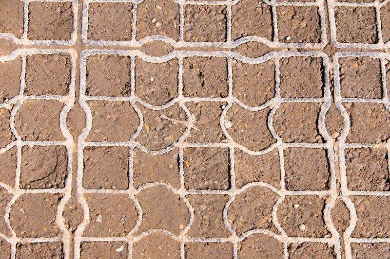 Background Pattern, Texture. Lattice Plastic Flooring. Grid Paving Road ...