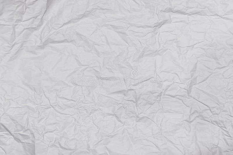 Background or Pattern of Wrinkled White Rectangular Paper with Soft ...