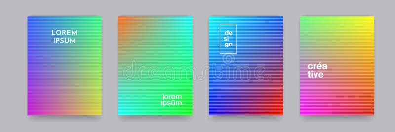 Abstract Gradient Color Pattern Texture for Book Cover Template Vector ...