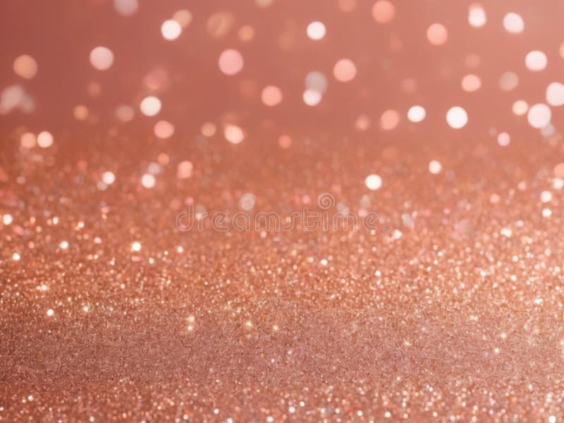 Background Peach Glitter Foil - Generated by Ai Stock Illustration ...