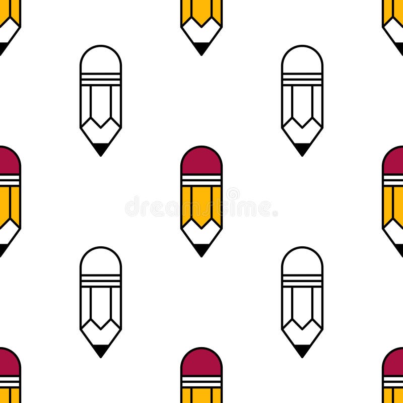 Background pencil small stock vector. Illustration of decoration ...