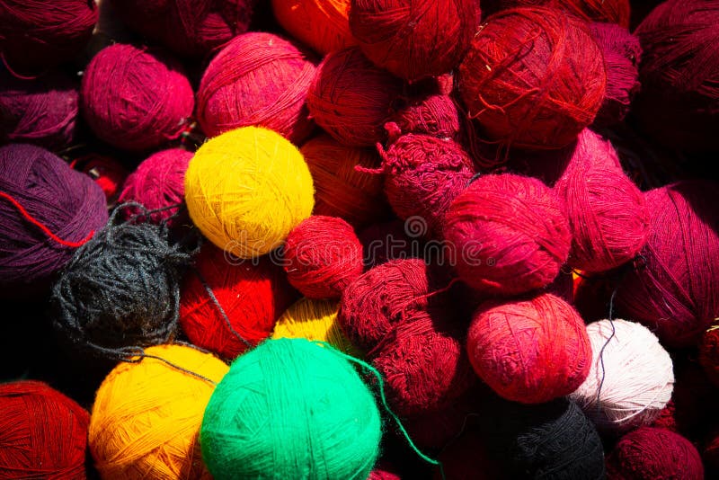 Background of Peruvian Yarn Stock Photo - Image of fabric, culture ...