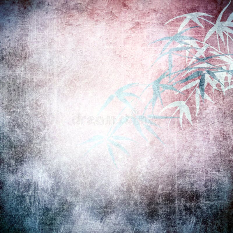 Background for the Photo Book with Bamboo Stock Illustration ...