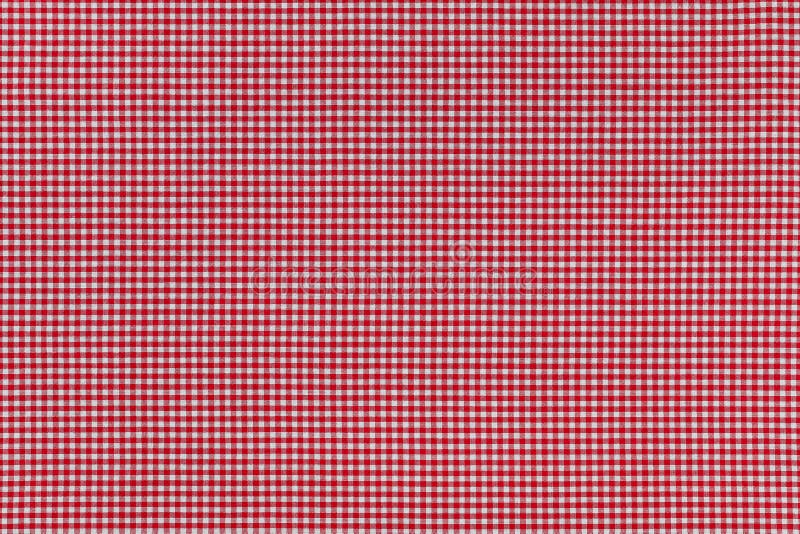 Background Photo of Fabric with Checked Red Gingham Pattern Stock Photo ...