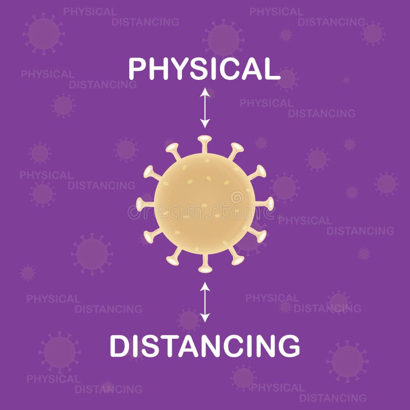Background Physical Distancing Warning. Physical Distancing about ...