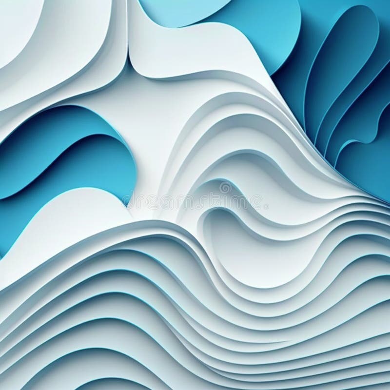 3D Concave and Convex Texture Wave Elegant Tone Background Picture ...