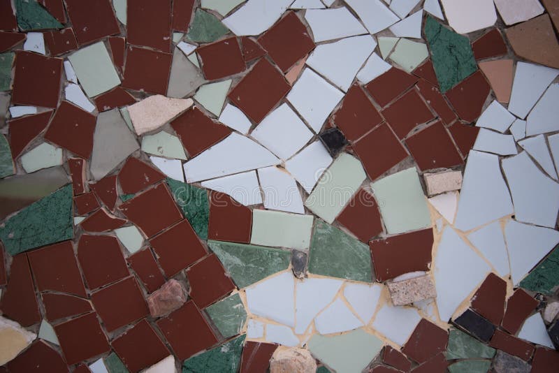 Background of Pieces of Colored Tiles. Texture and Structure Stock ...