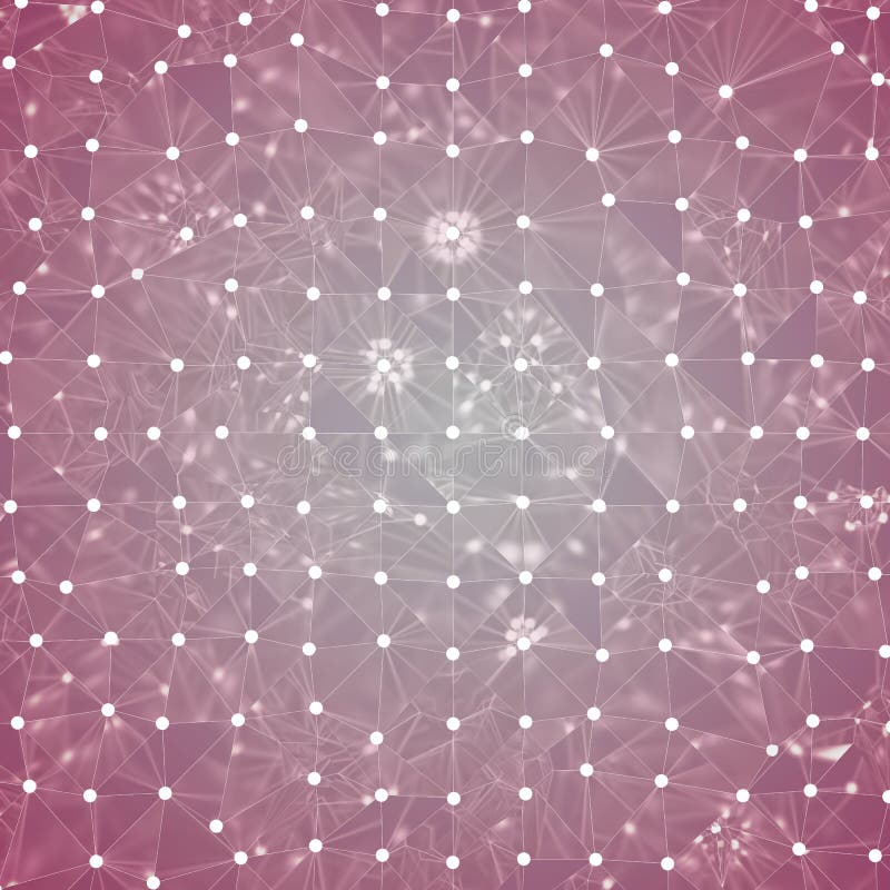 Background - pink network stock illustration. Illustration of generated ...