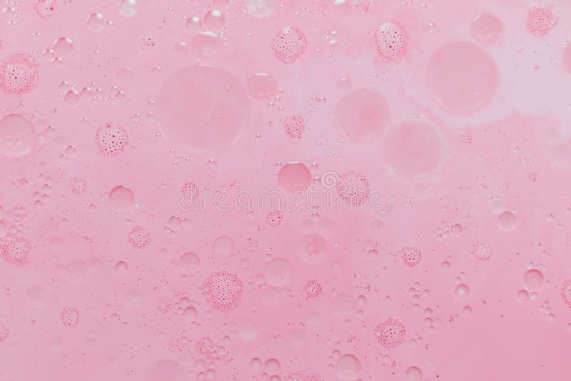 Background with Pink Water Bubbles Stock Photo - Image of closeup ...