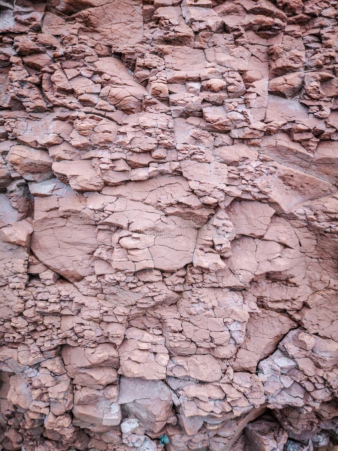 Background of a Pinkish Rock with Small Cracks Stock Image - Image of ...