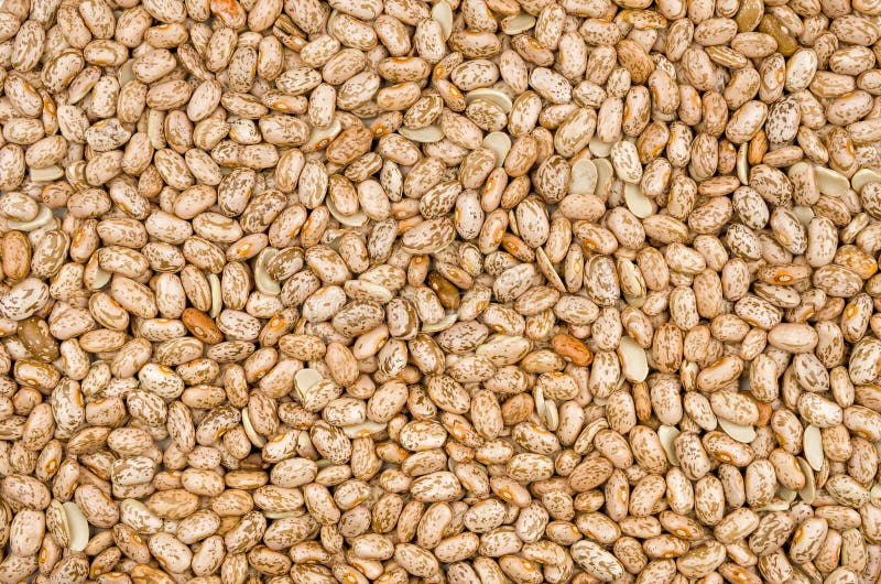 Background with Pinto Beans Stock Image - Image of closeup, structure ...
