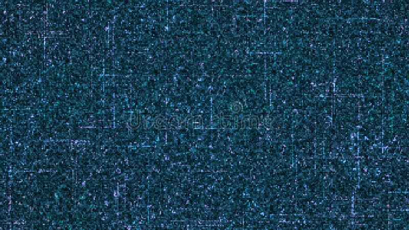 Background from Pixel Map with Moving Lines. Animation Stock Video ...