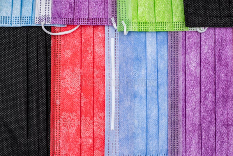 Color Surgical Mask stock image. Image of orange, corona - 242788595