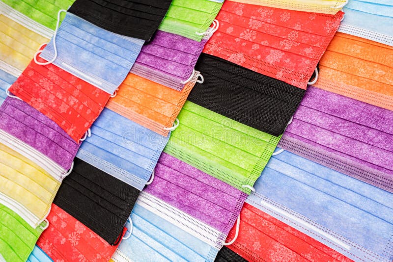 Color Surgical Mask stock photo. Image of health, protective - 242788630