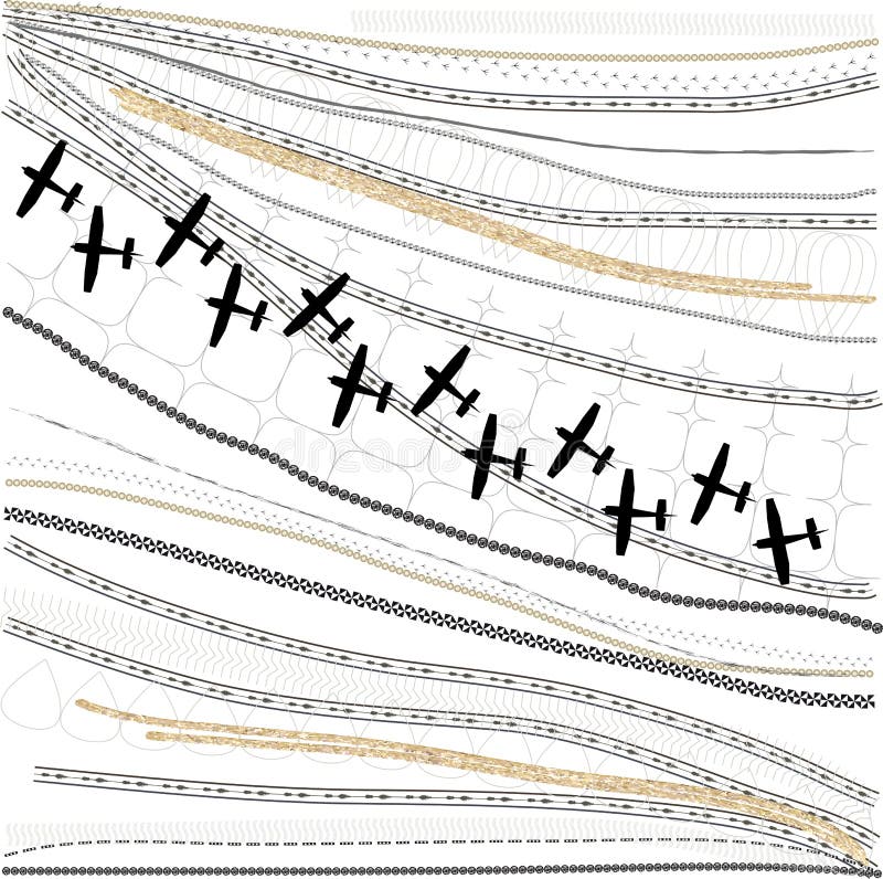 Sewing pattern background stock vector. Illustration of conceptual ...